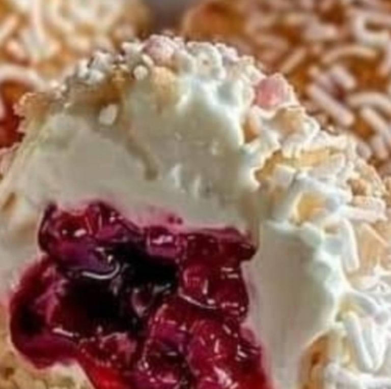 Irresistible Cream and Berry Filled Pastry Balls A Sweet Delight for ...